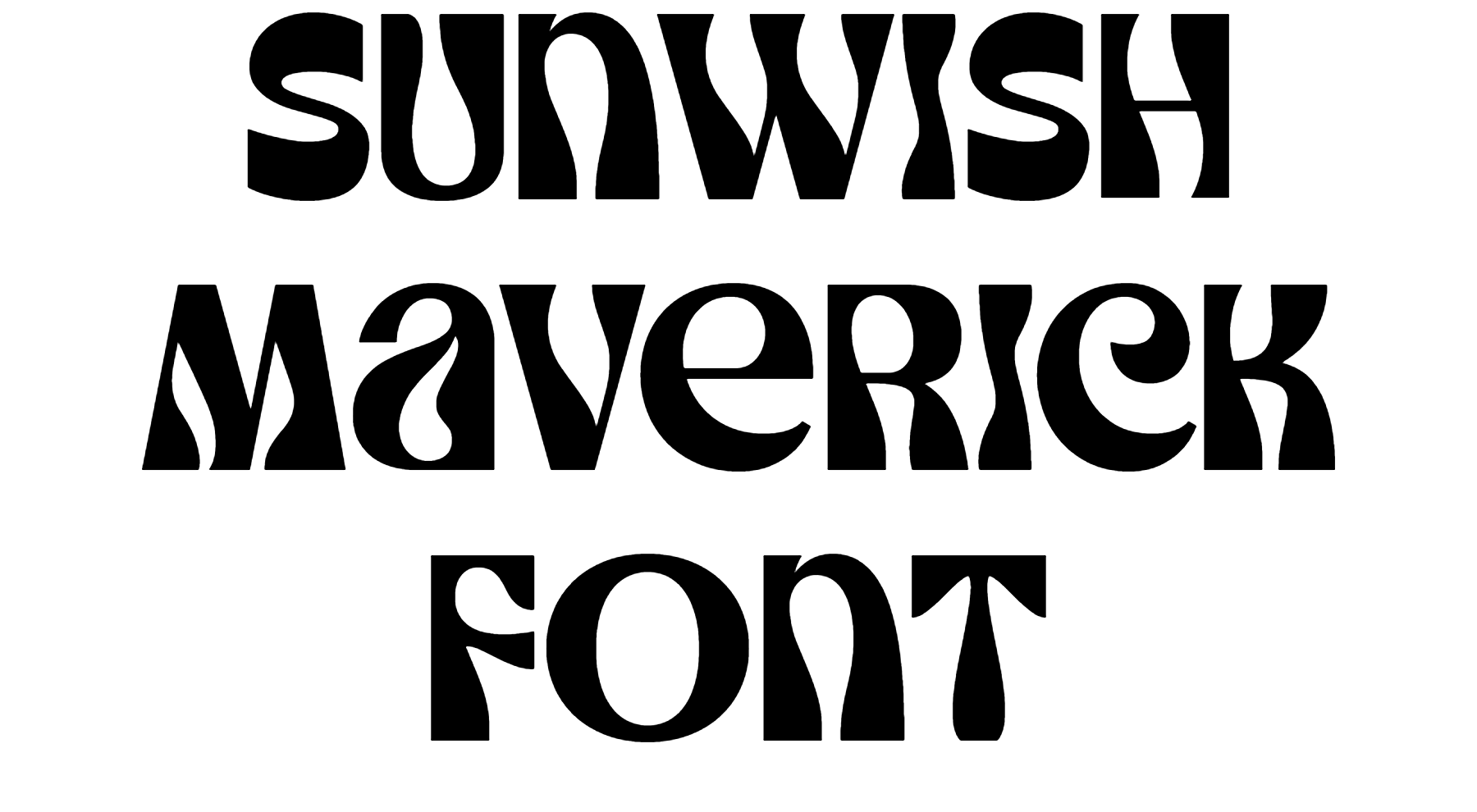 Sunwish Maverick Font - Dafont Style