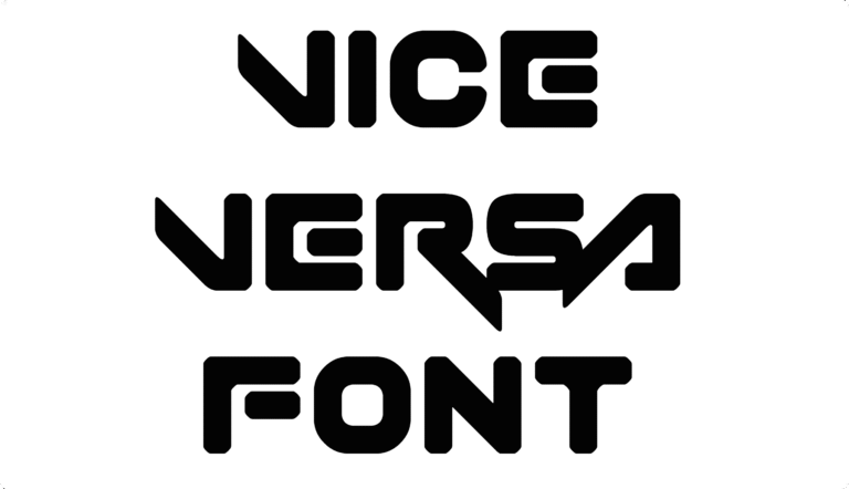 VICE VERSA Font - Dafont Style