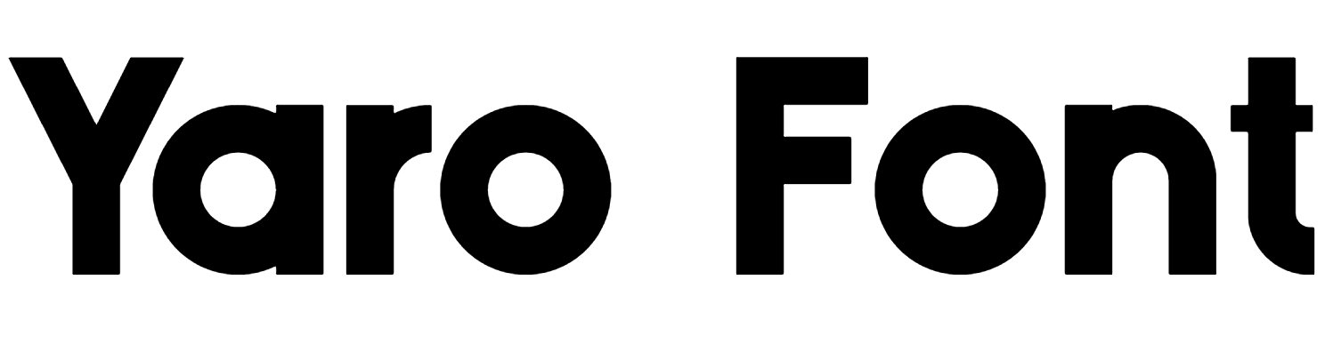 Yaro Font - Dafont Style