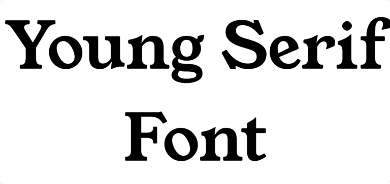 Young Serif Font - Dafont Style