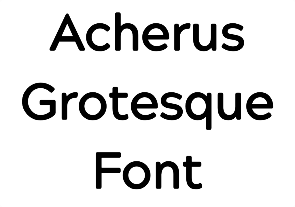 Acherus Grotesque Font - Dafont Style
