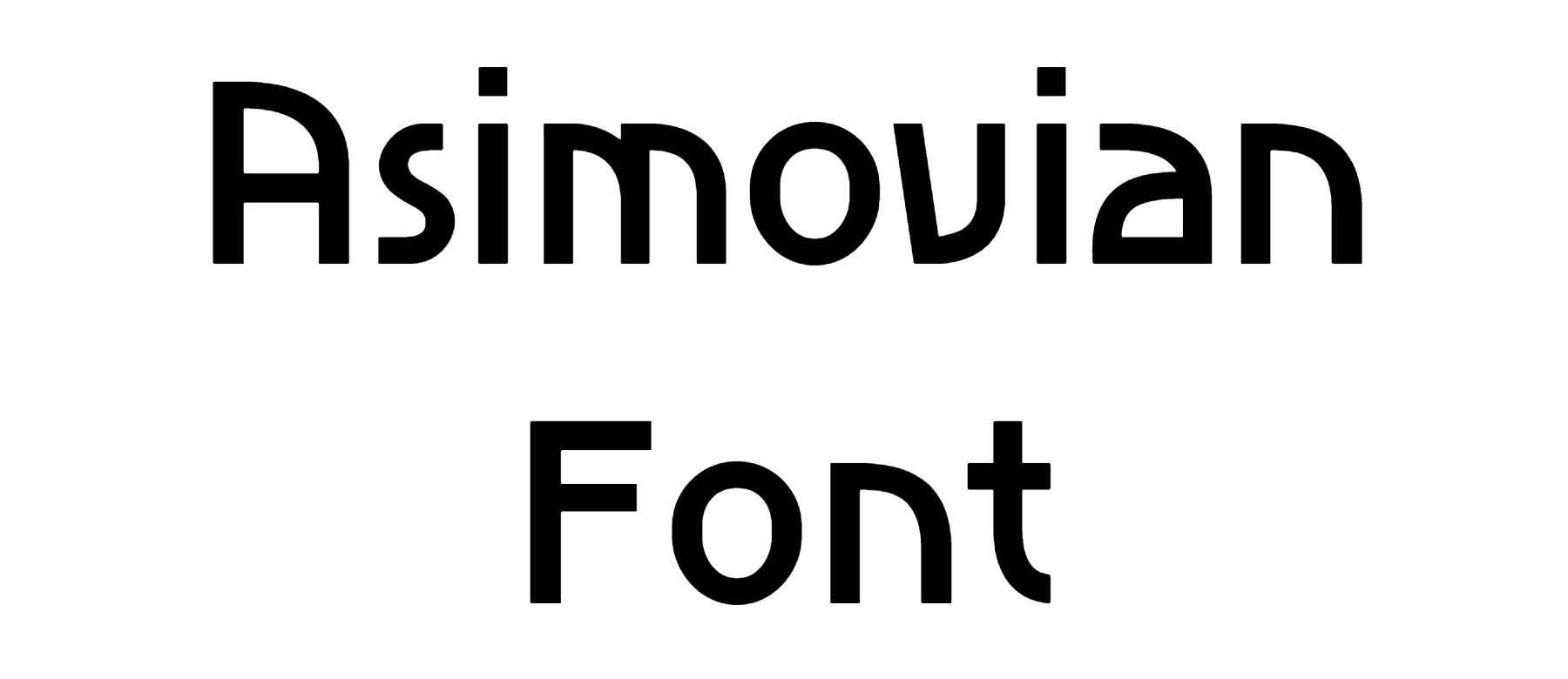 Asimovian Font - DafontStyle