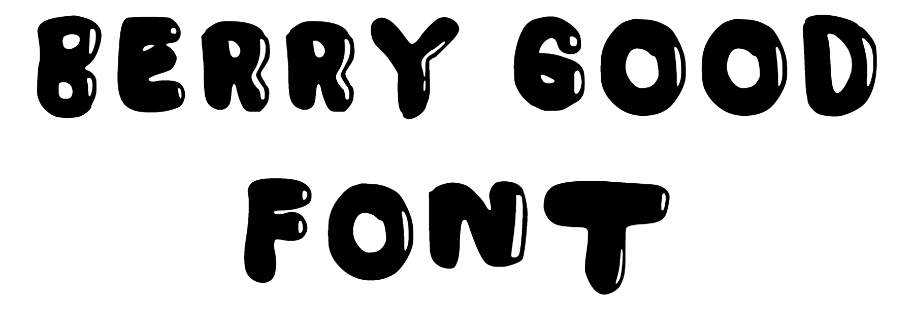 BERRY GOOD FONT - DafontStyle