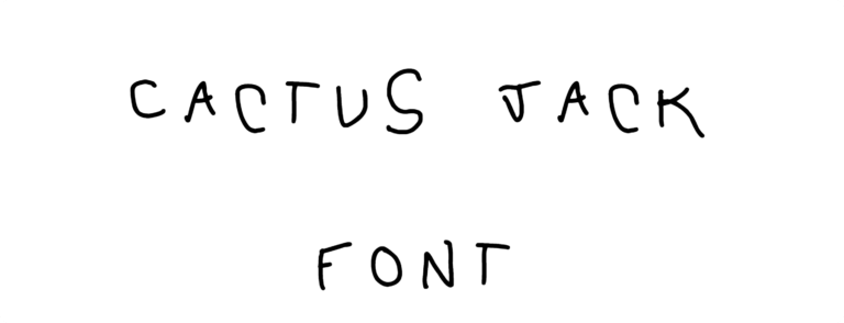Cactus Jack Font - Dafont Style