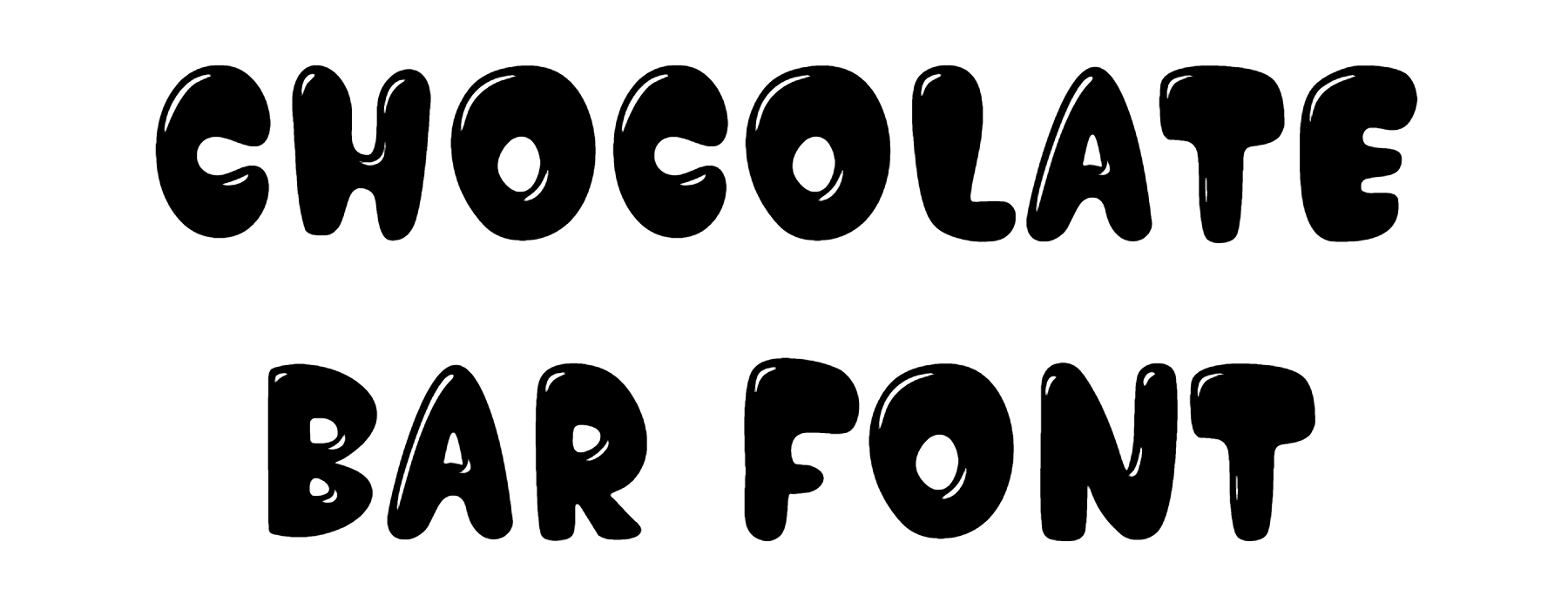Chocolate Bar Font - Dafont Style