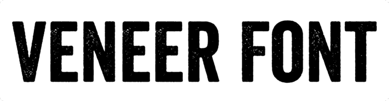 Veneer Font - Dafont Style