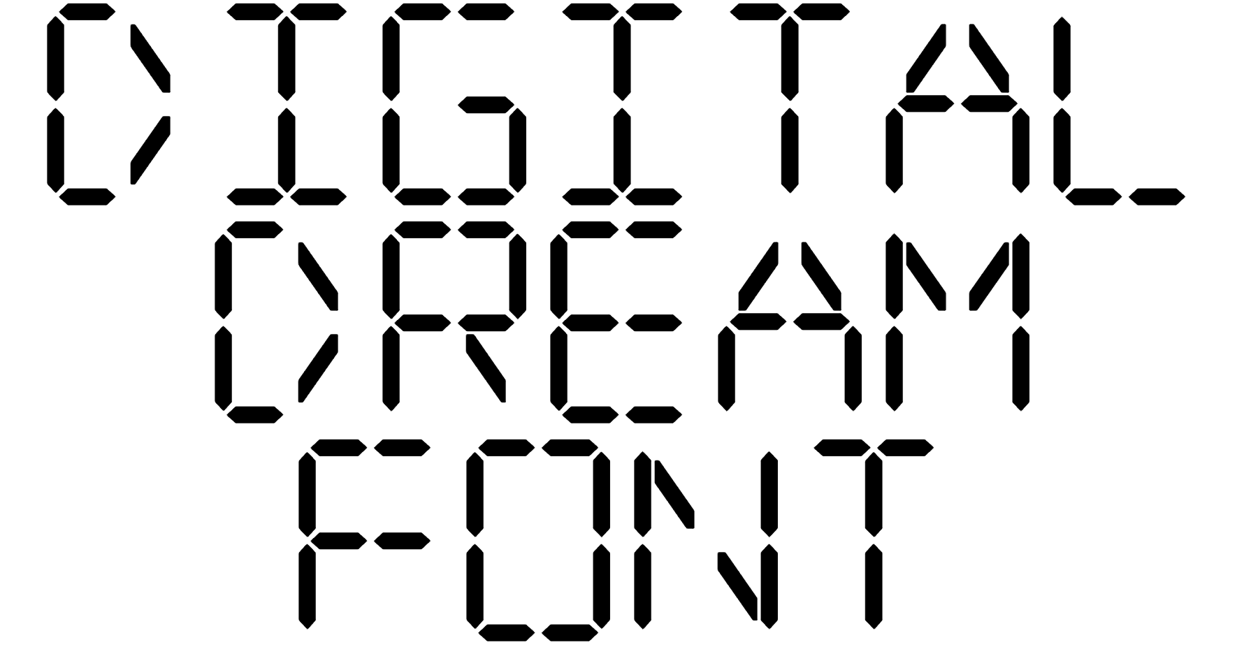 Digital Dream Font - DafontStyle