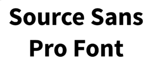 Source Sans Pro Font - Dafont Style