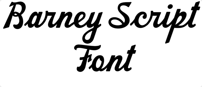 Barney Script Font - Dafont Style
