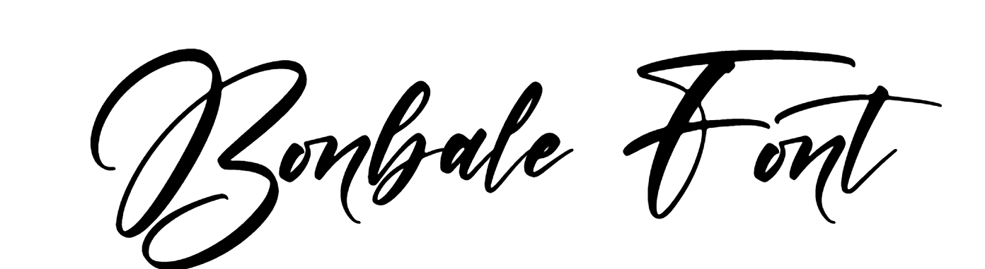 Bonbale Font - Dafont Style