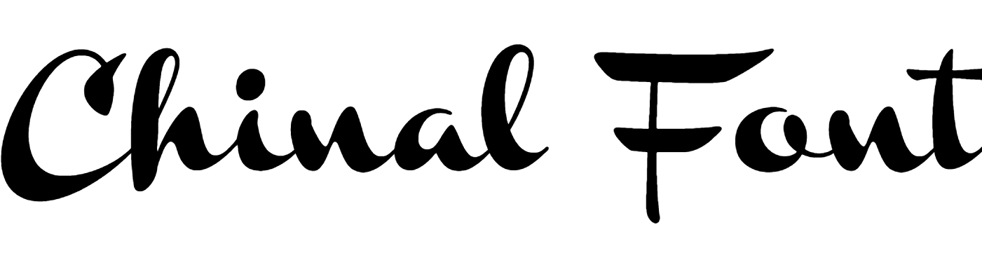 Chinal Font - Dafont Style