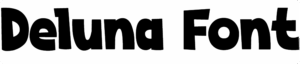 Deluna Font - Dafont Style