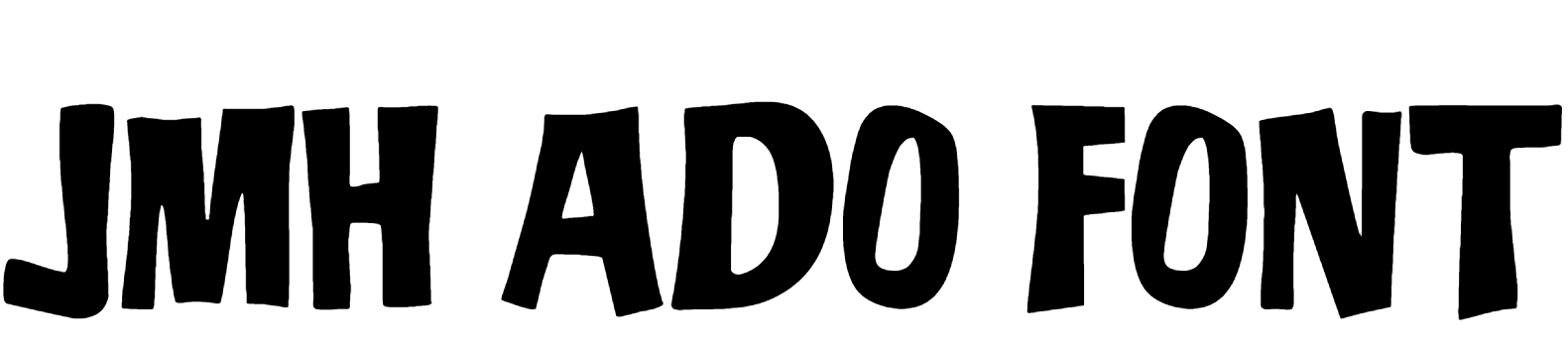 JMH ADO Font - DafontStyle