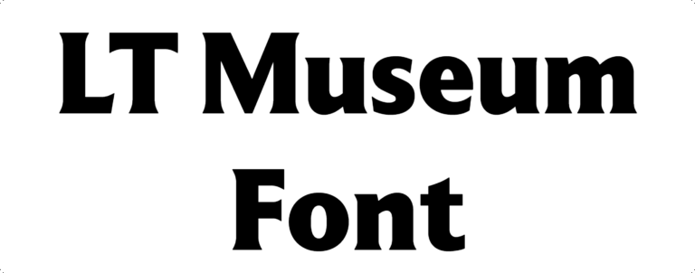 LT Museum Font - DafontStyle