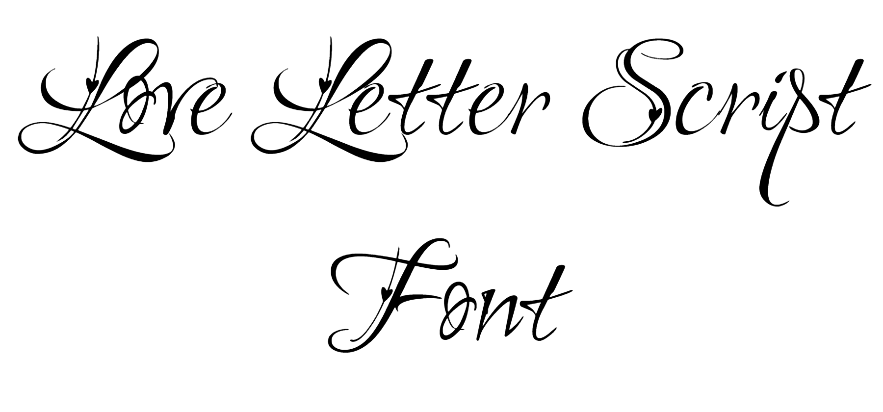 Love Letter Script Font - DafontStyle