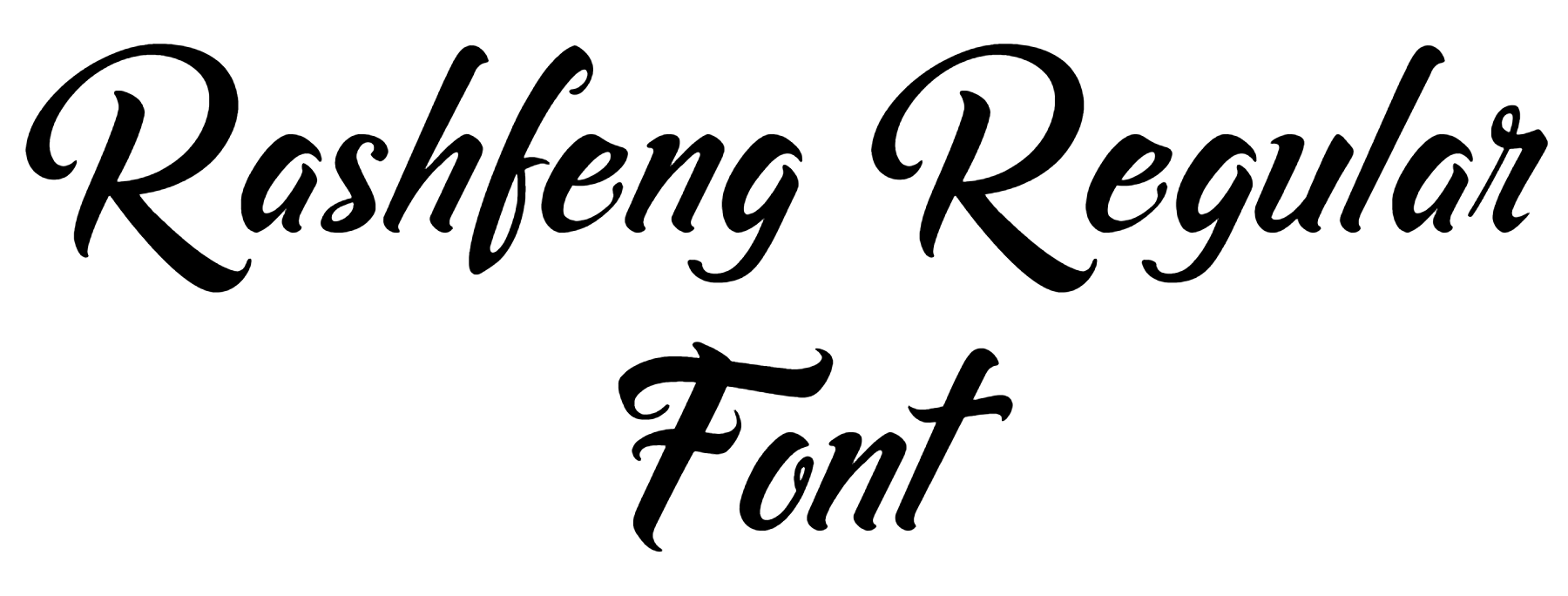 Rashfeng Regular Font - DafontStyle