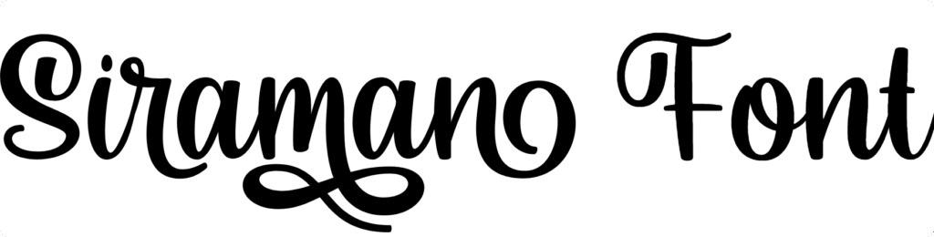Siraman Font - DafontStyle
