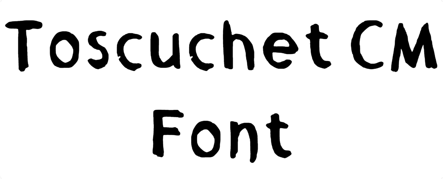 Toscuchet CM Font - DafontStyle