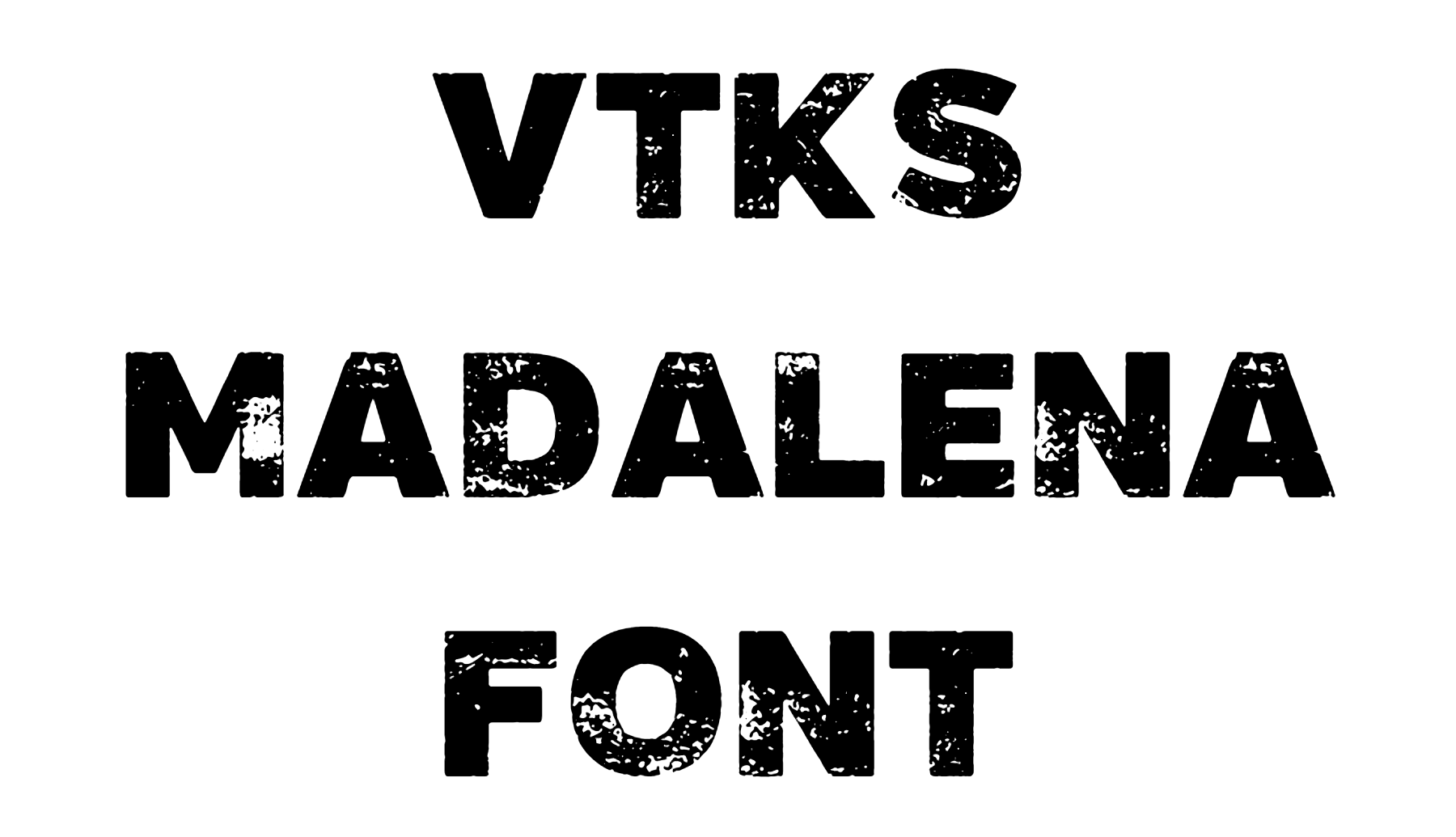 Vtks Madalena Font - Dafont Style