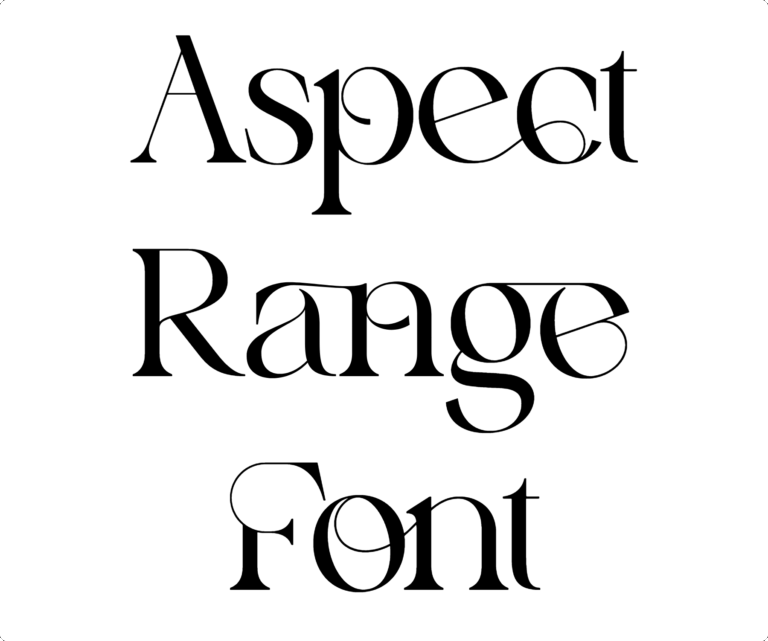 Aspect Range Font - DafontStyle