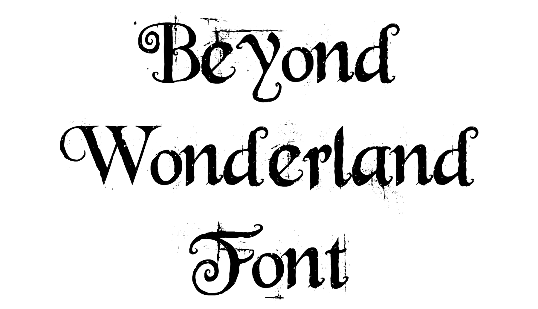 Beyond Wonderland Font - Dafont Style