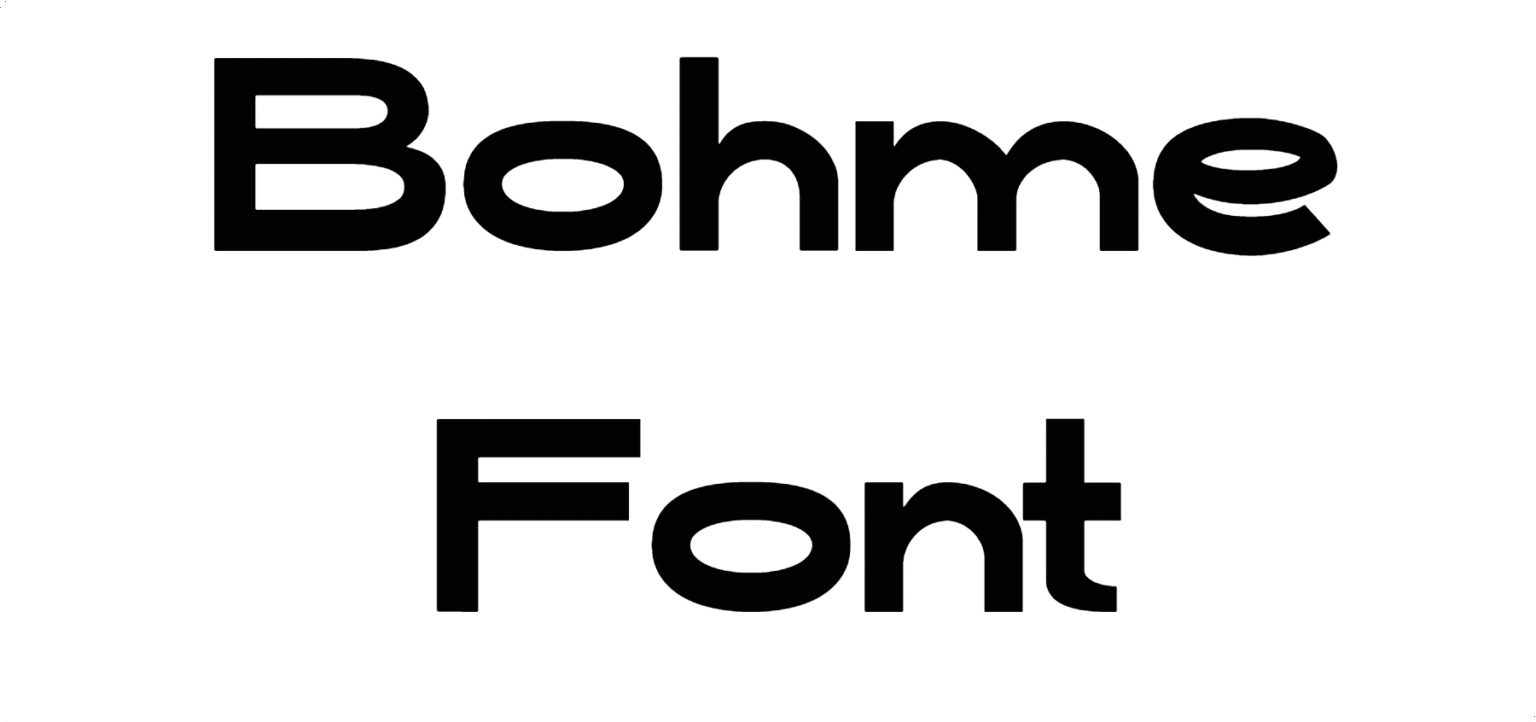 Bohme Font - Dafont Style