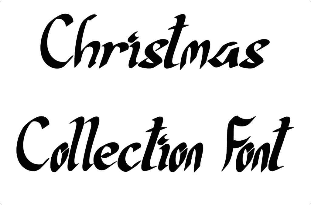 Christmas Collection Font - Dafont Style