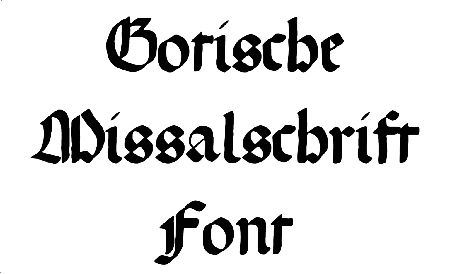 Gotische Missalschrift Font - Dafont Style