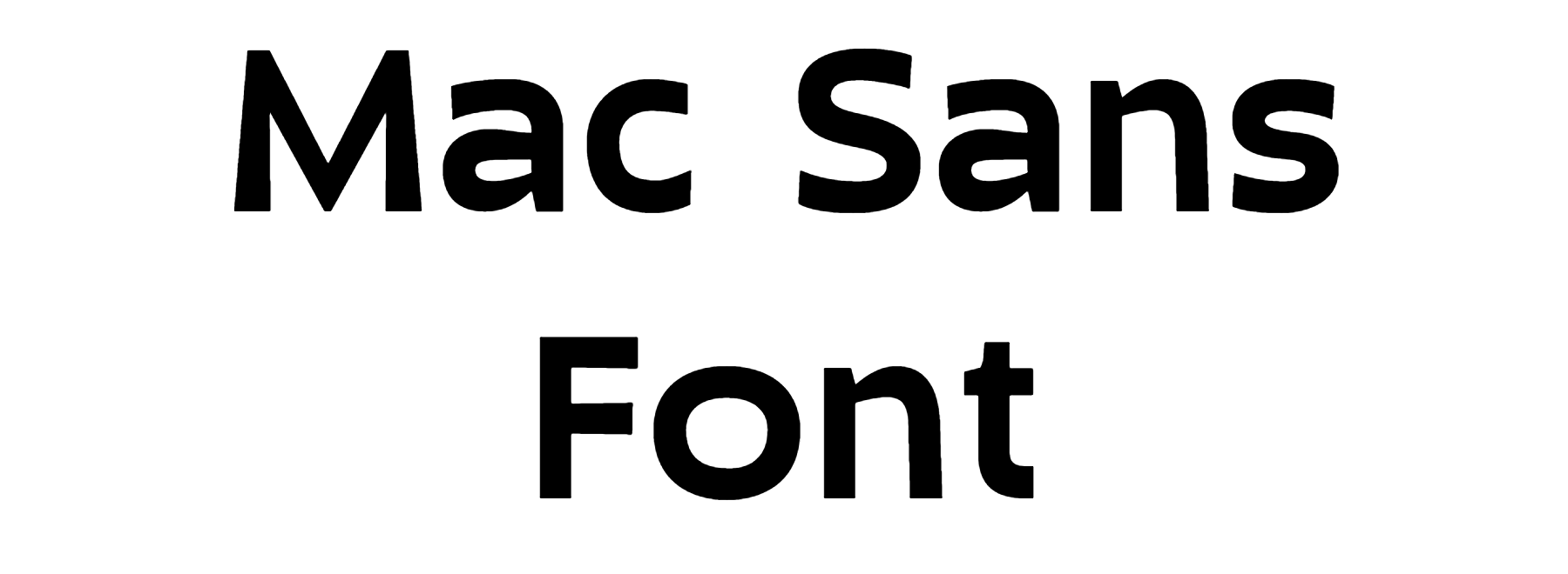 Mac Sans Font - DafontStyle