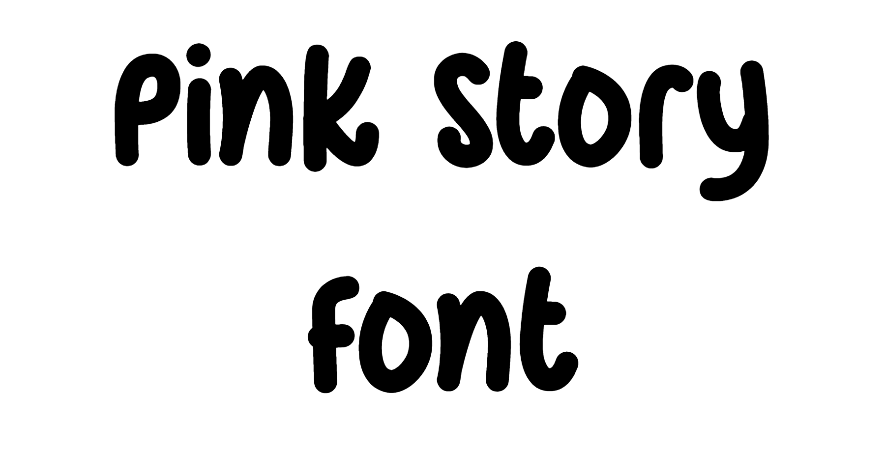 Pink Story Font - DafontStyle