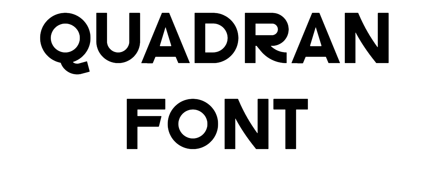 Quadran Font - DafontStyle