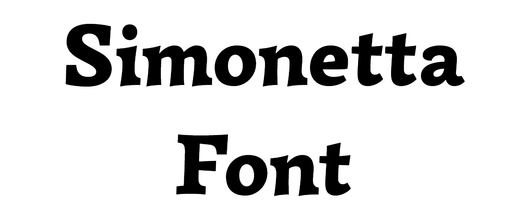 Simonetta Font - Dafont Style
