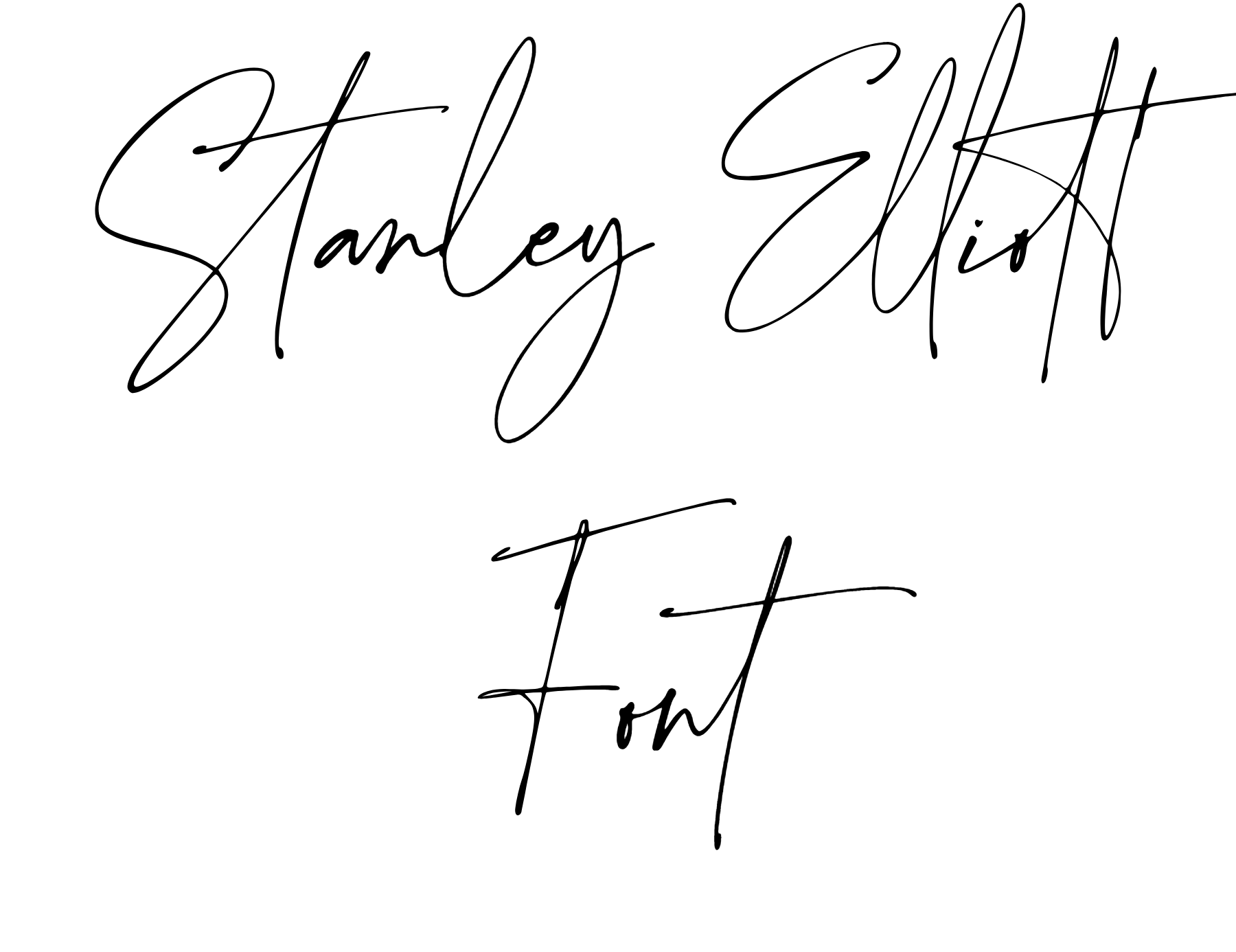 Stanley Elliott Font - DafontStyle