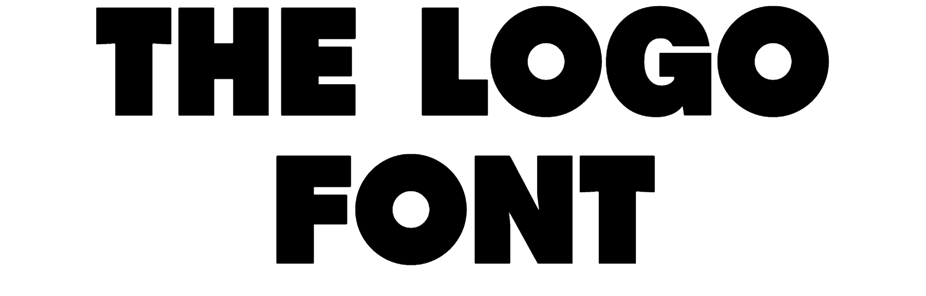 The Logo Font - Dafont Style