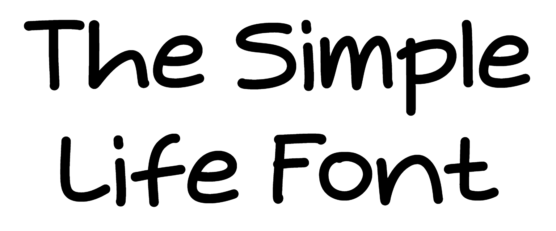 The Simple Life Font - Dafont Style