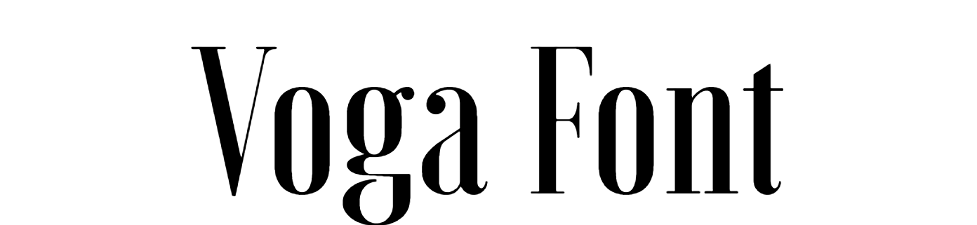 Voga Font - DafontStyle