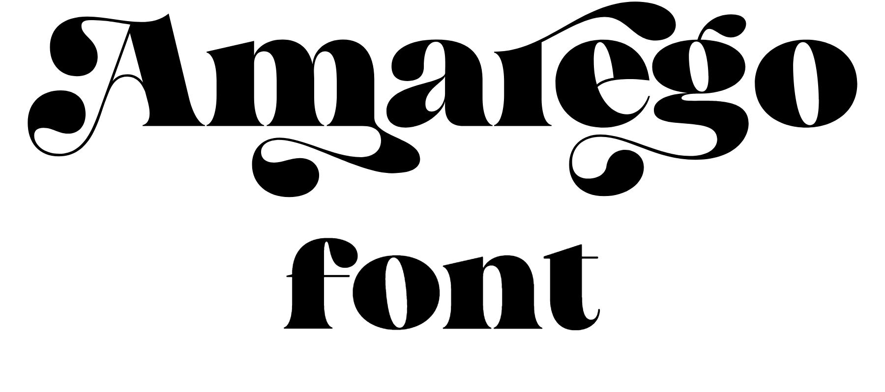 Amarego font | dafont style