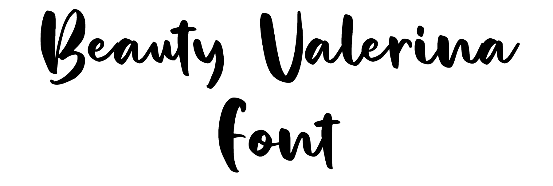 Beauty Valerina Font - DafontStyle