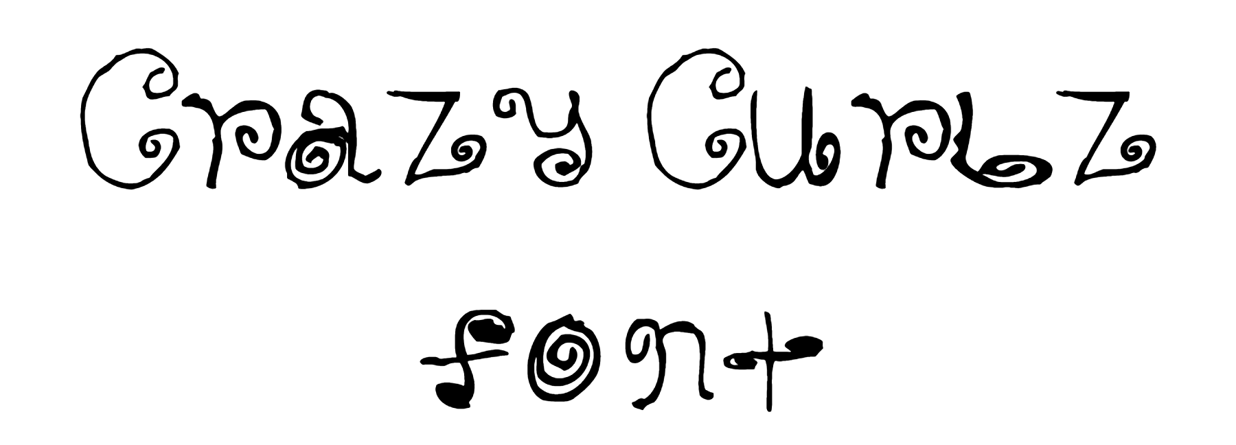 Angelica curl font | dafont style