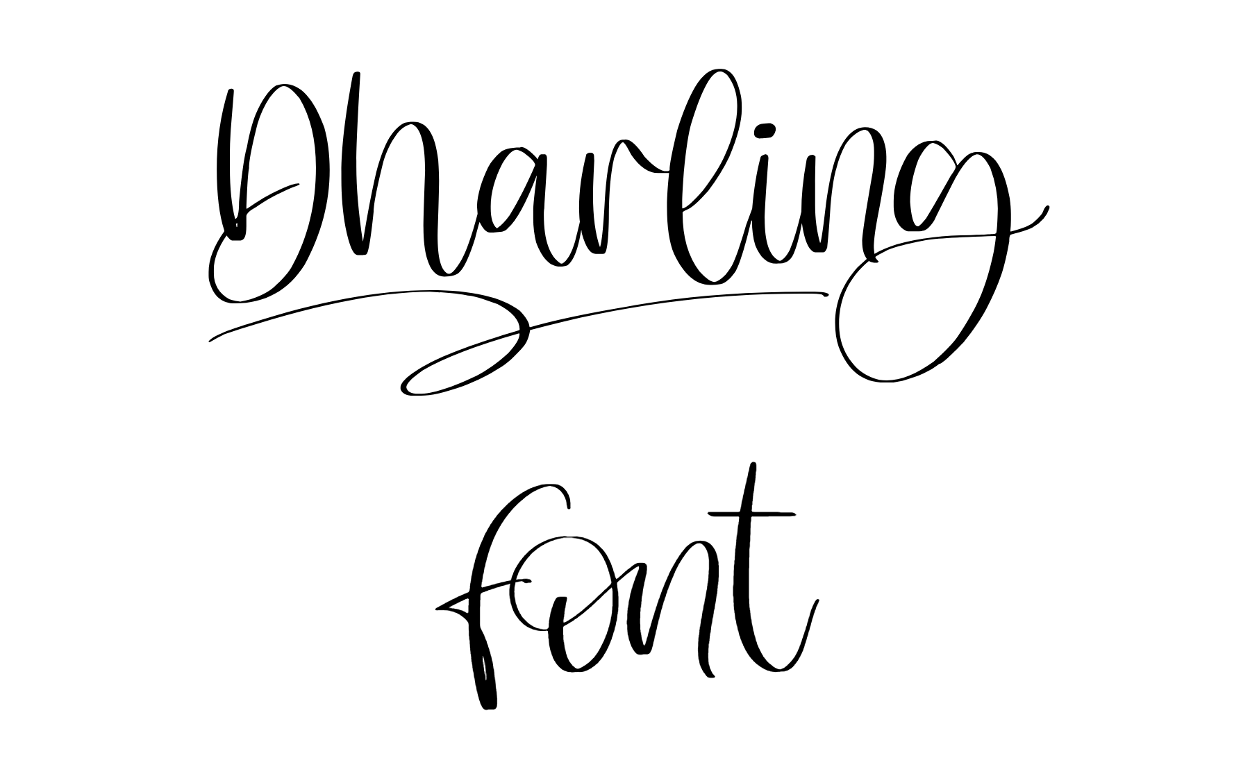 Dharling Font - DafontStyle