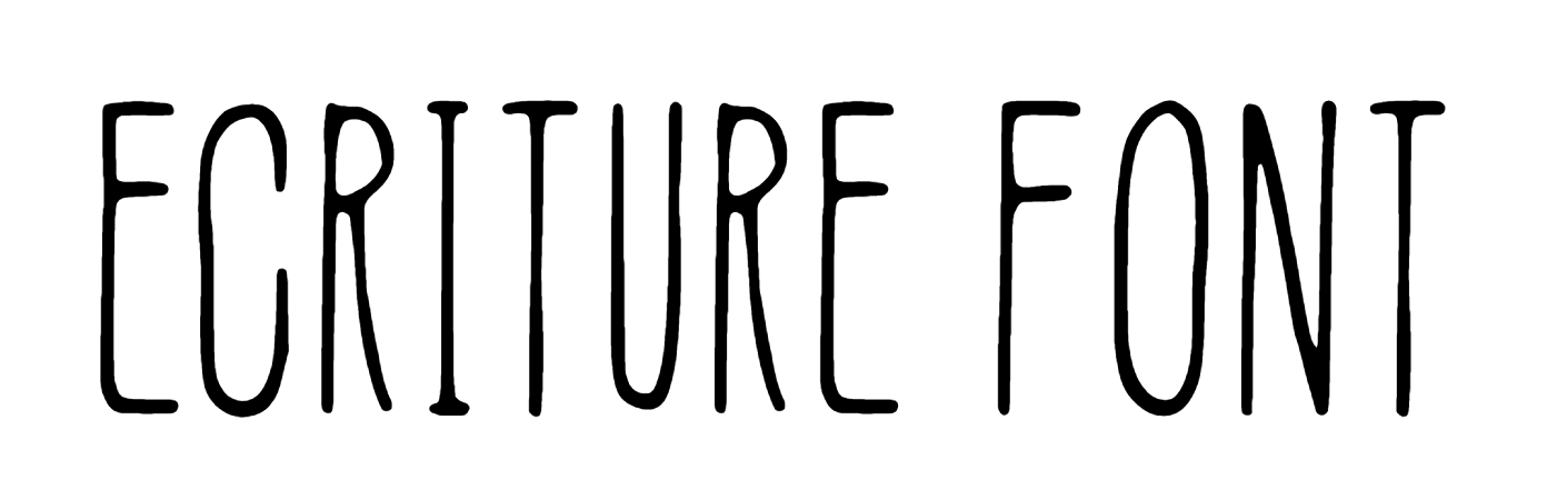 Ecriture Font - DafontStyle