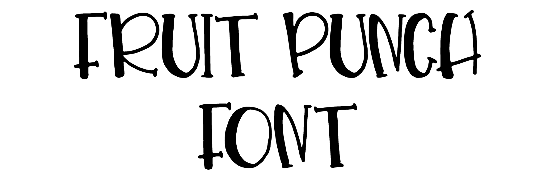 Fruit Punch Font - DafontStyle