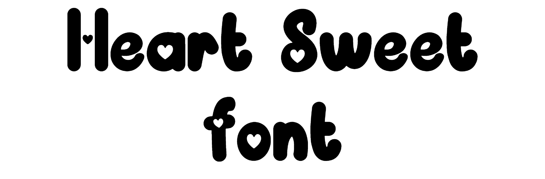 Heart Sweet font | dafont style
