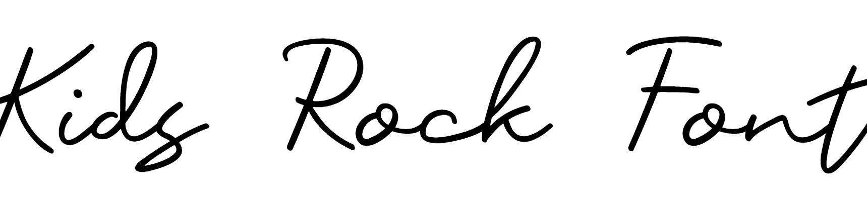 Kids Rock Font - DafontStyle