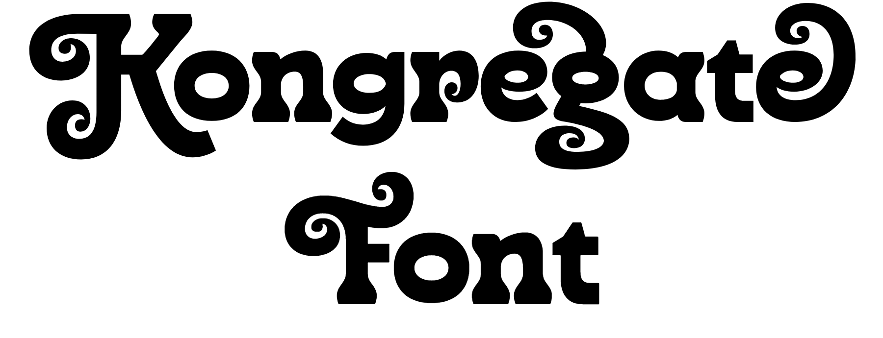 Kongregate Font - DafontStyle