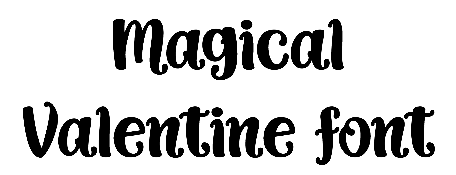 Magical Valentine font
