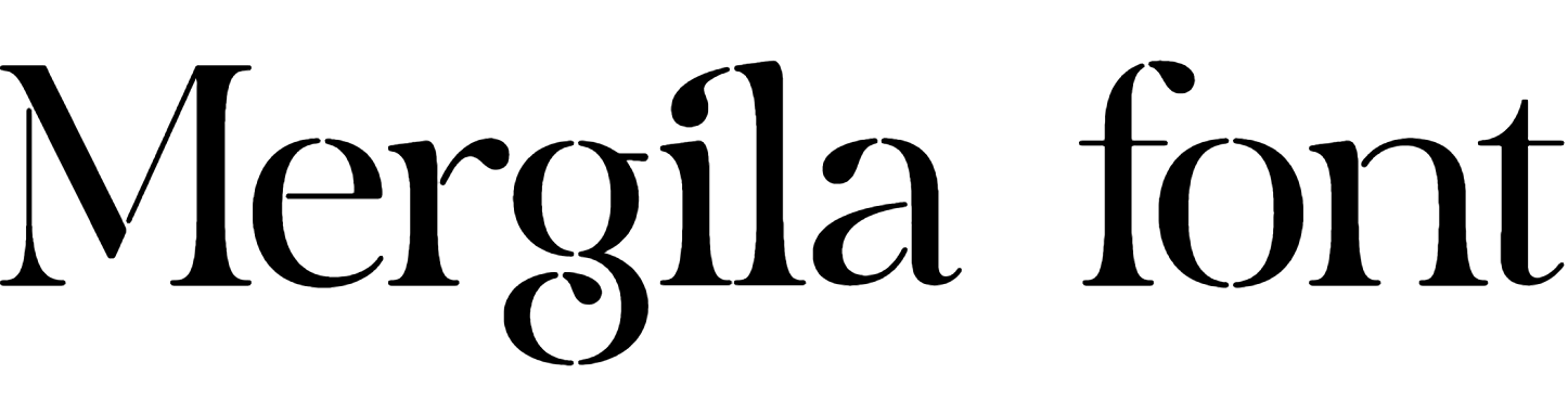 Mergila font | dafont style