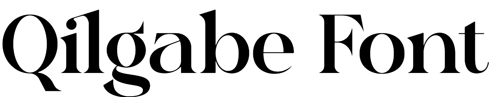 Qilgabe Font - DafontStyle