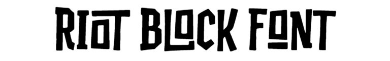 Riot Block Font - DafontStyle