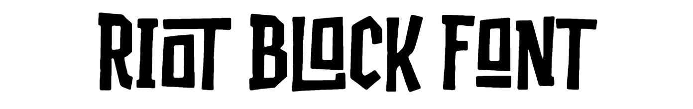 Riot Block Font - DafontStyle
